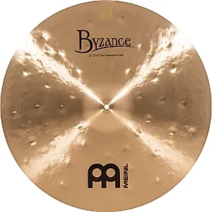 Meinl Cymbals Byzance Traditional Extra Thin Hammered Crash — Made in Turkey — B20 Bronze, 2-Year Warranty, 22インチ (B22ETHC)