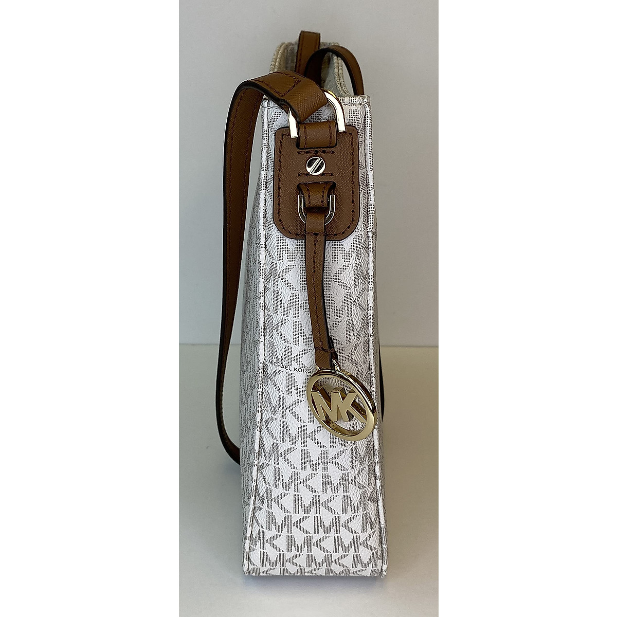 Michael Kors Messenger, Signature Mk Vanilla