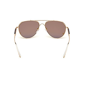 Tom Ford FT0670 - 28E Sunglasses Gold Frame w/ Brown Lens 61mm