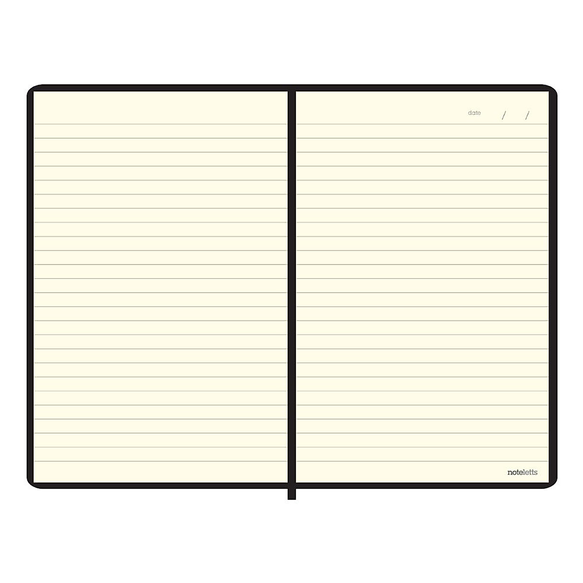 Letts Noteletts Universal Notebook, Large Ruled Burgundy, 8.87 x 6.5 Inches, 192 Pages (LEN5RBY)