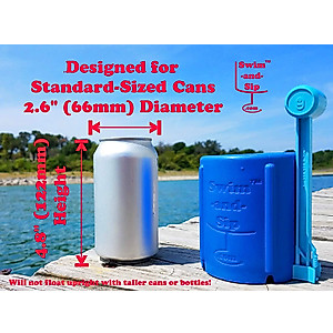 Floating Drink Holder 2-Pack, by Swim and Sip (Without Tethers)