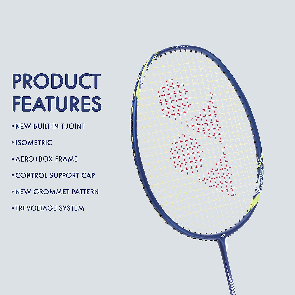 YONEX Graphite Voltric Lite 20I Badminton Racquet (G4, Dark Blue, 77 Grams, 30 lbs Tension)