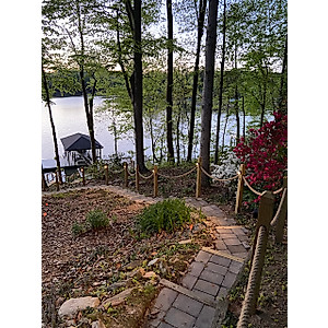 LEONLITE Low Voltage LED Deck Lights, 3W CRI90 12-24V AC/DC Landscape Step Stair Railing Light, IP65 Waterproof Aluminum Surface Mount Louvered Stair Light, 3000K Warm White, Bronze, Pack of 6