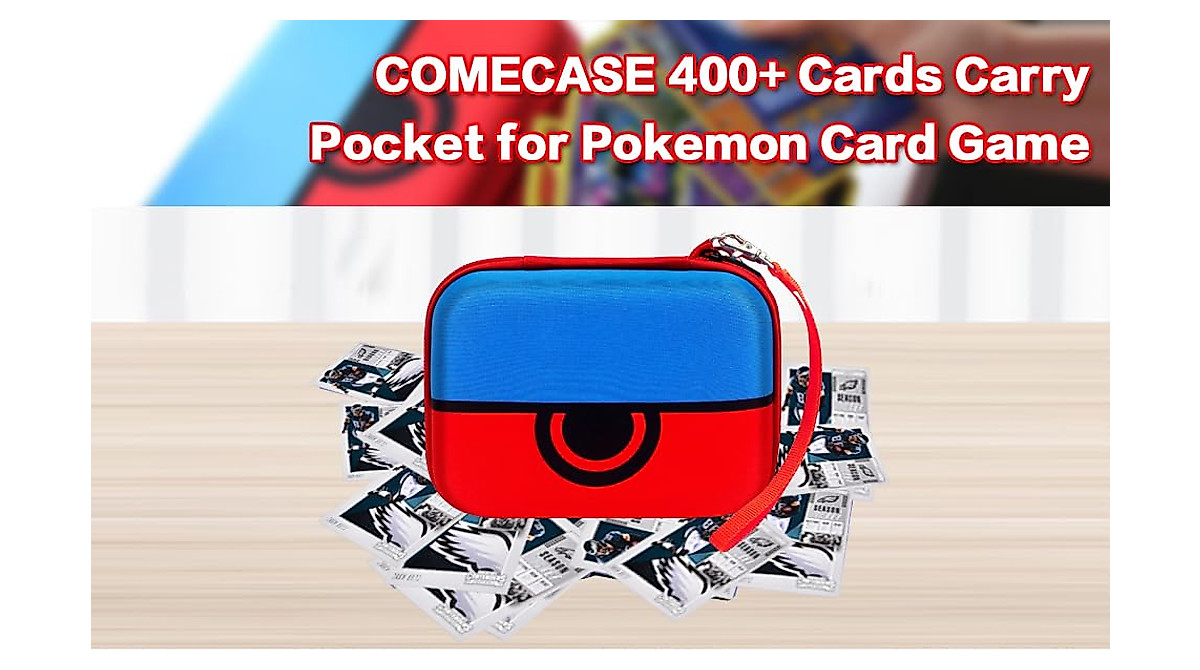Comecase Card Holder Case for PM and Other Card Games - Holds 400 Cards