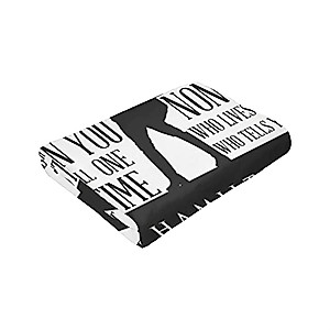 Hamilton The Musica Blanket Cute Anime Fleece Throw Blankets and Throws for Couch Bed Sofa Office Ultra Soft Lightweight Plush Cozy Warm Flannel Blanket 60"X50"