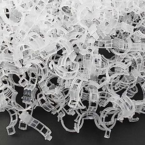 GXXMEI 302PCS Plastic Trellis Plant Support Clips for Support, Grape And Tomato Vine, Vegetables Plants, Garden lips to Grow Upright Makes Plants Healthier