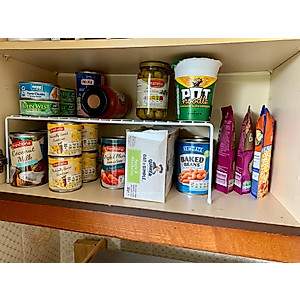 ASTOTSELL Kitchen Cupboard Organiser [2 Pack], Kitchen Cupboard Storage Shelf Rack