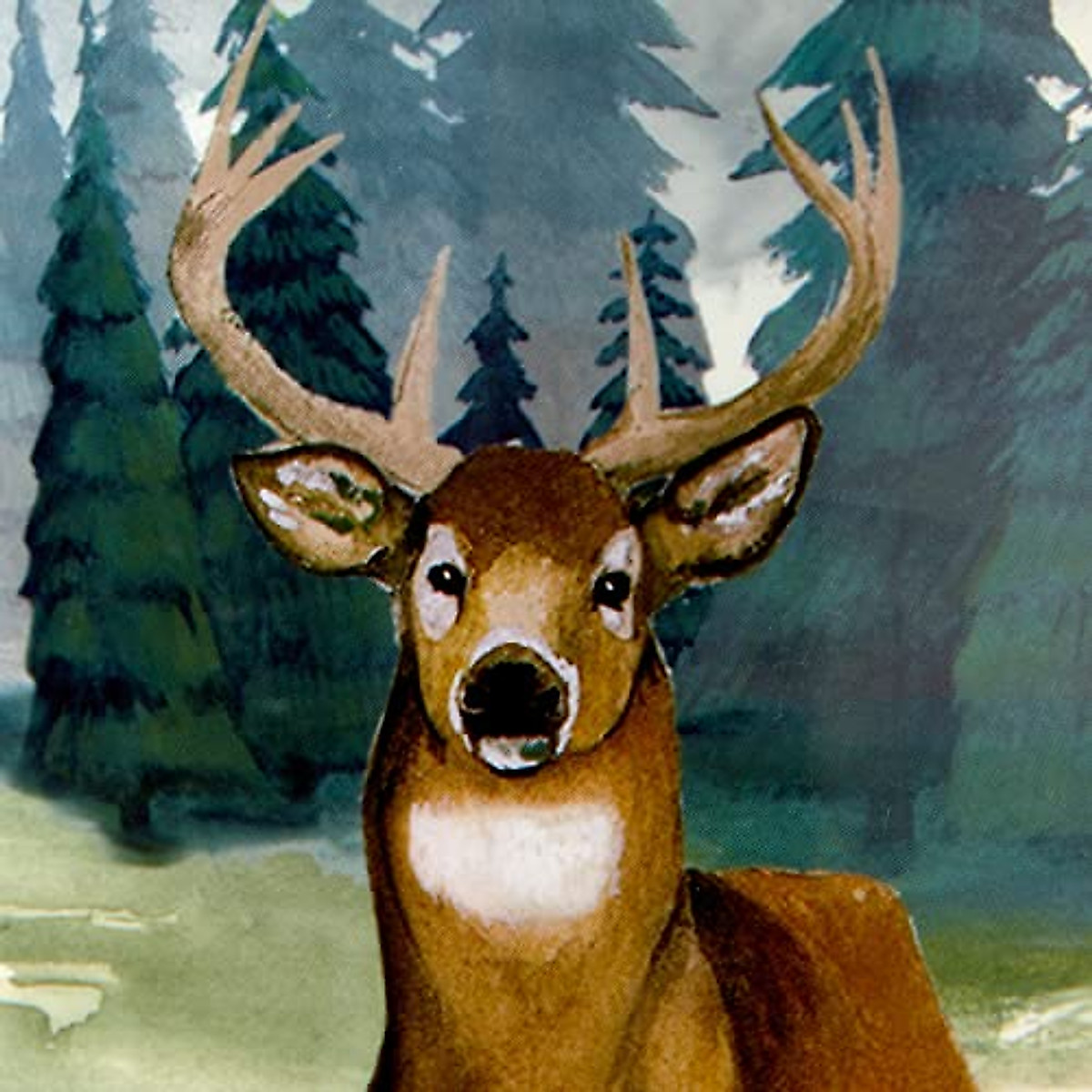 SKL Home Northern Woods Waste Basket, Multi