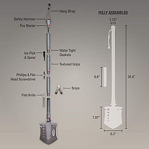 Lifeline Trailsetter Utility Shovel Kit