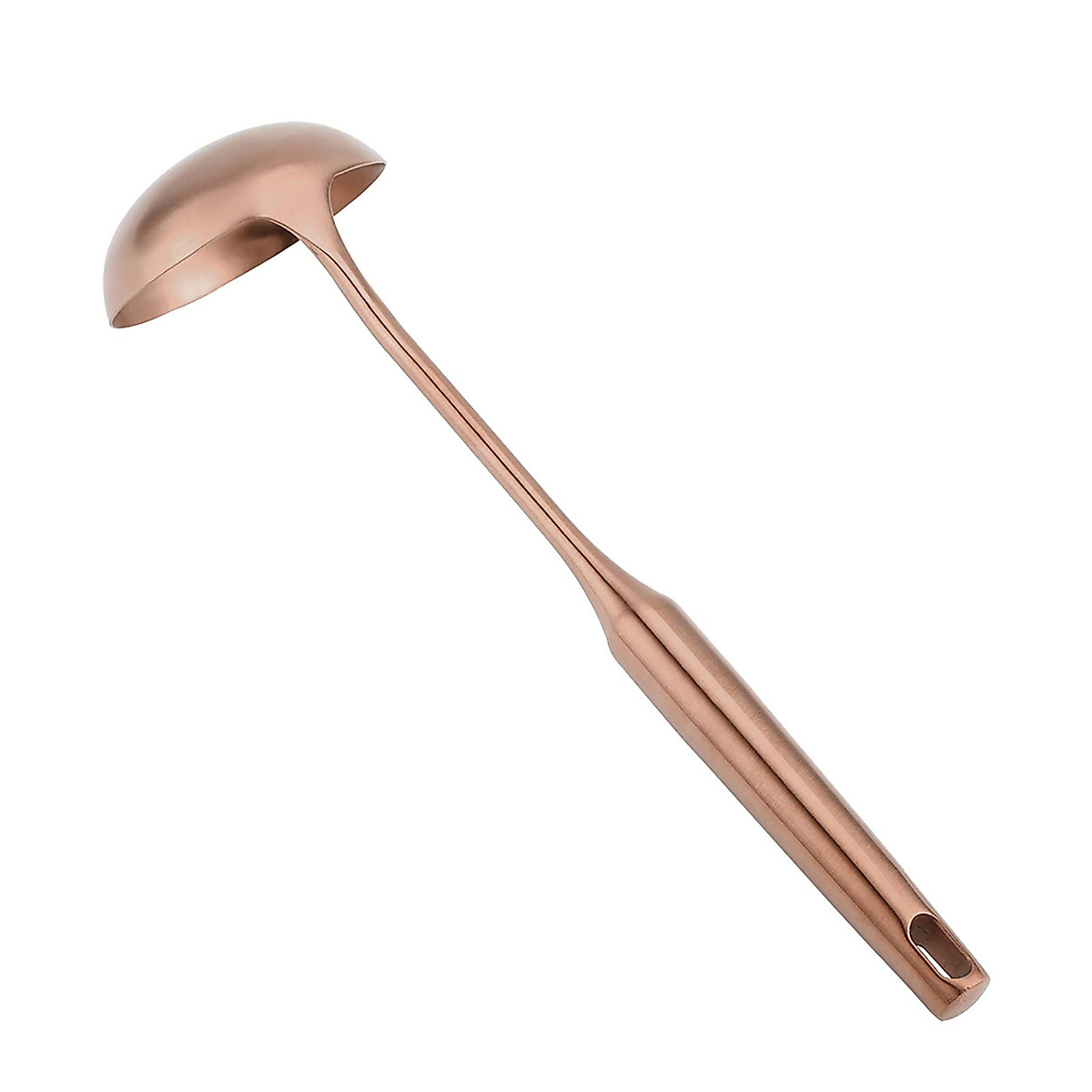 Stainless Steel Ladle Spoon Kitchen Turner, Big Soup Ladle Useful Kitchen Turner Cooking Tool Utensil Tool (Soup Ladle-Rose Gold)