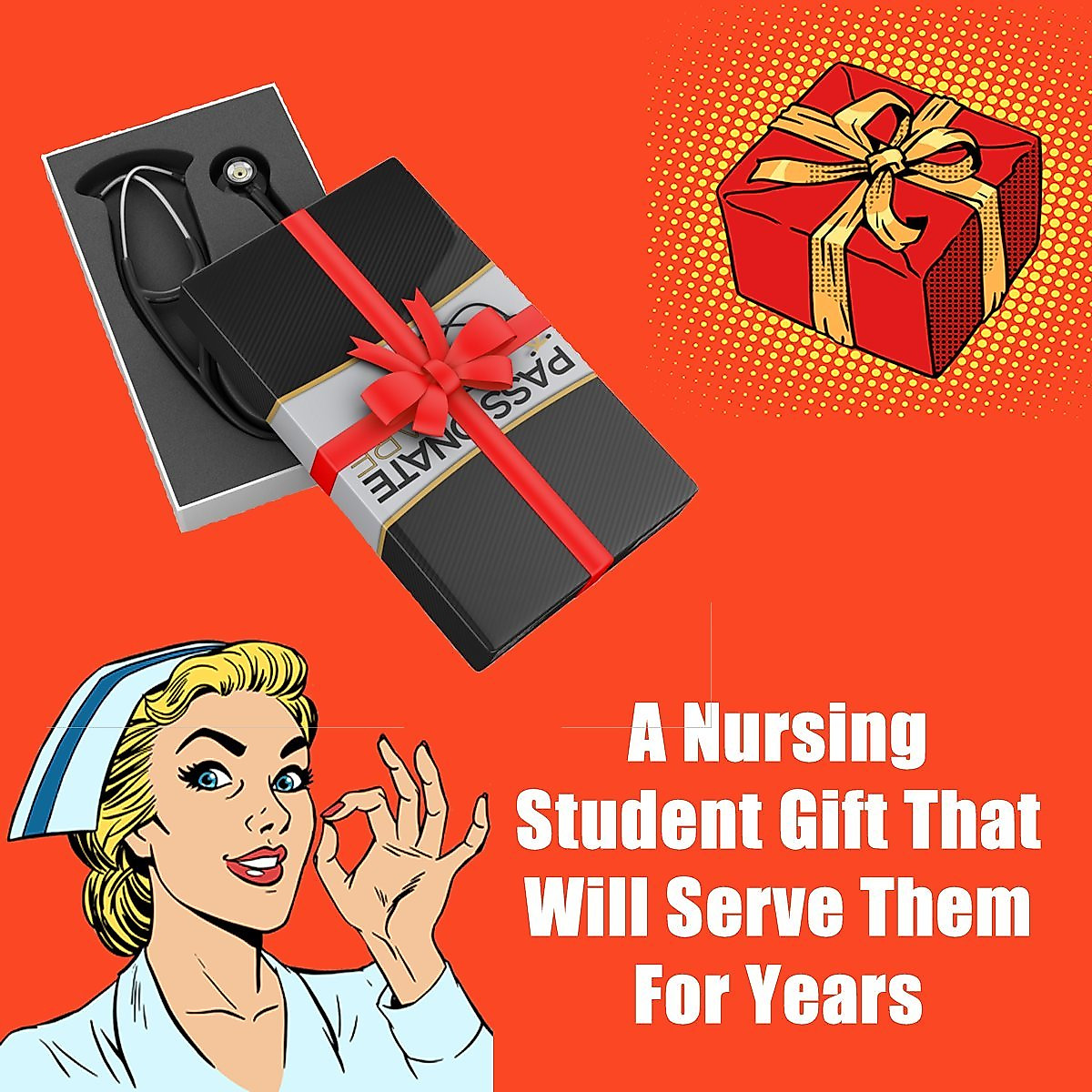 Passionate Care Premium Stethoscope, Professional Cardiology Sthescopes with Soft Ear Tips for Clear Sound, Dual Head and Lightweight