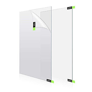 Ludery 2pack 6x12 Clear Acrylic Sheets 1/8 Thick, 6x12" Plexiglass Sheets 1/8 inch Thick - 3mm Cast Acrylic Plexiglass Sheet for Sign, Photo Frame, Craft, DIY Display Projects