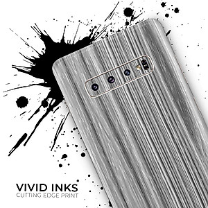 DesignSkinz Textured Gray Dyed Surface Protective Vinyl Decal Wrap Skin Cover Compatible with The Samsung Galaxy S20 (Screen Trim & Back Glass Skin)