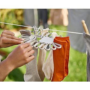 Joseph Joseph Petal 22-Piece Small Item Drying Hanger Rack for Socks and Underwear