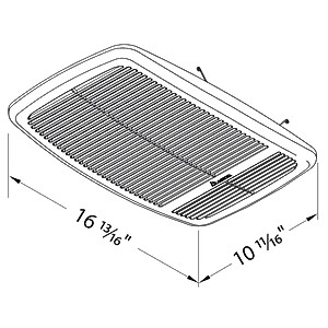 Delta Breez Radiance Exhaust Bathroom Fan 80 CFM Energy Efficient Quiet Operation Brushless Motor with Built-In Thermostat Heater, White