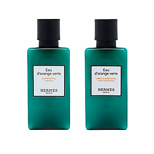 Hermes d'Orange Verte Shampoo and Conditioner Set (Six 1.35 Ounce Bottles / 8.4 Ounces Each of Shampoo and Conditioner) From Hermes Paris