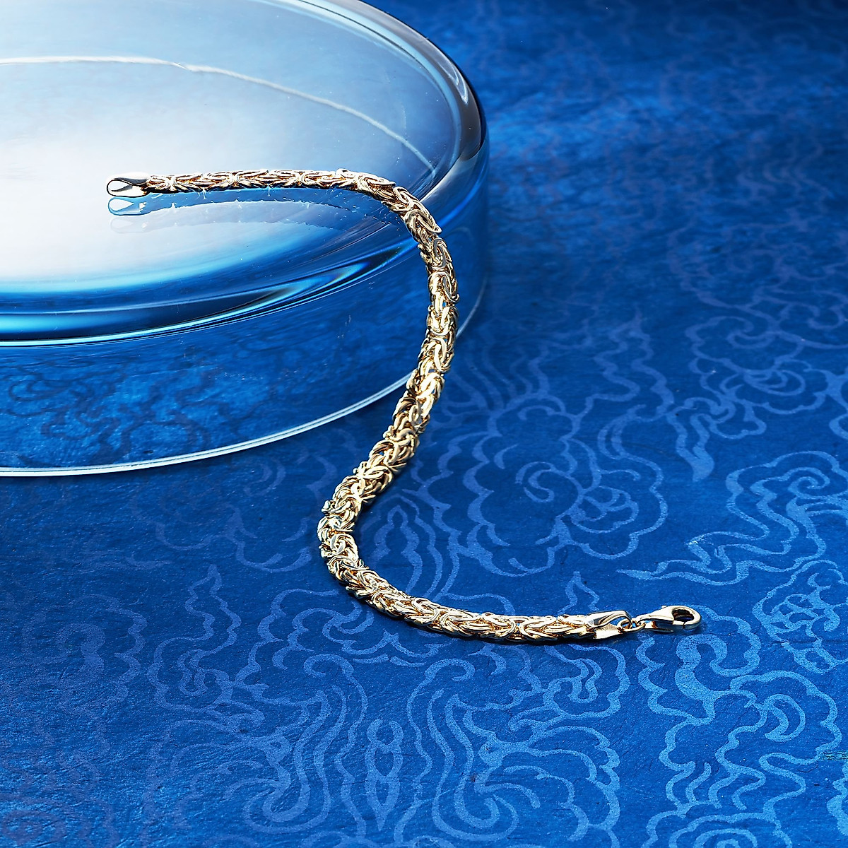 Ross-Simons 14kt Yellow Gold Byzantine Bracelet. 7 inches