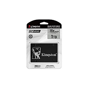 Kingston KC600 SSD SKC600/1024G Internal SSD 2.5", SATA Rev 3.0, 3D TLC, XTS-AES 256-bit encryption