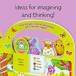 Happy & Hoppy - Children's Flip-a-Flap Activity Board Book for Easter Baskets and Springtime Fun, Ages 1-5