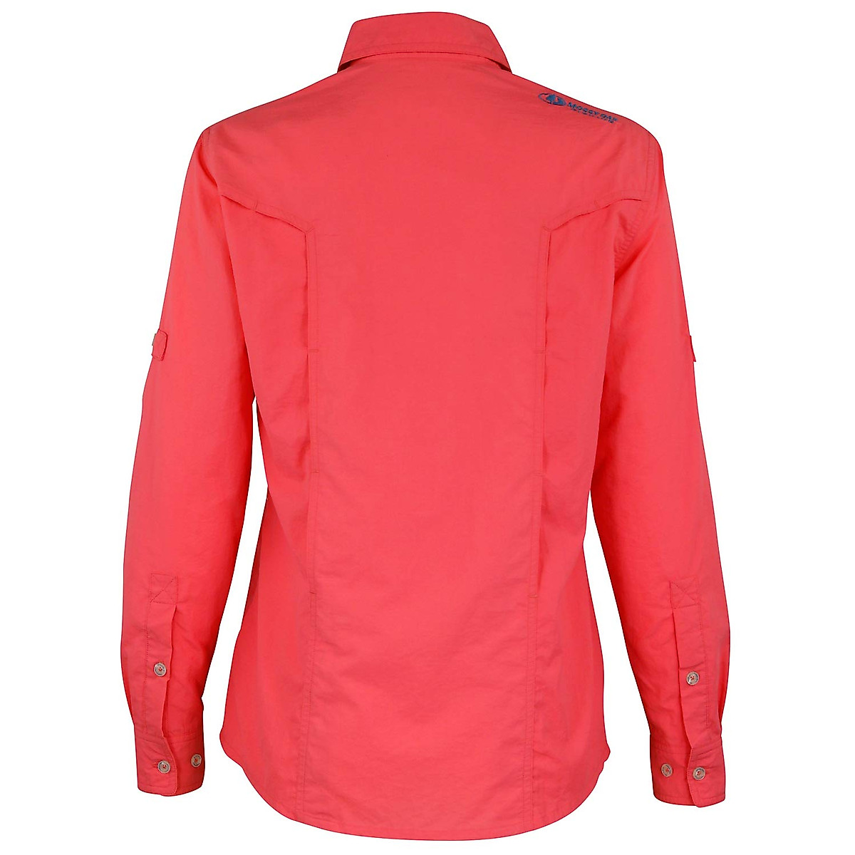 Mossy Oak Long Sleeve Fishing Shirts for Women, Button Down Fishing Shirt