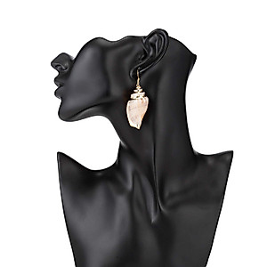 lureme Beach Jewelry Casual Seashell Conch Drop Dangle Earrings for Women(er006199-2) Color B