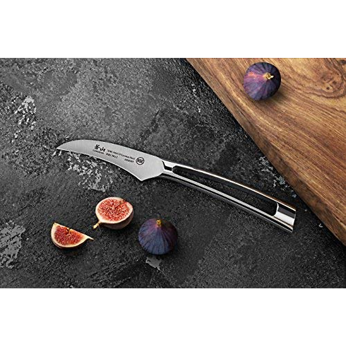 Cangshan N1 Series 1020397 German Steel Forged Peeling/Tourne Knife, 2.75-Inch Blade