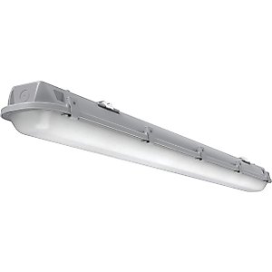 Lithonia Ligthing CSVT L48 5000LM MVOLT 40K 80CRI Contractor Select Vapor Tight MVOLT LED Strip Light, 4946 Lumens, 4000K, 4-Foot, Matte White