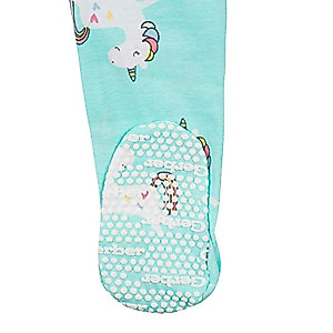 Gerber Baby Girls' 2-Pack Footed Pajamas, Unicorns Pink, 18 Months