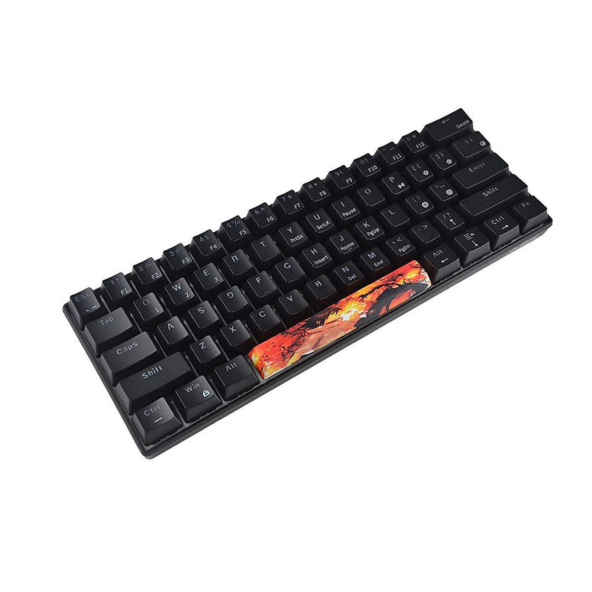 RICKONS Keycap 6.25u Space Bar for Cherry Switch Mechanical Gaming Keyboard with Key Puller (Uzumaki and Sasuke2)