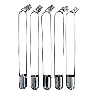 GLTL Zahn Immersion Viscosity Cup Viscometer 44ml Cup Volume (1#/2#/3#/4#/5#) for Test The Viscosity of Newtonian or Approximate Newtonian Liquid (1#+2#+3#+4#+5#)