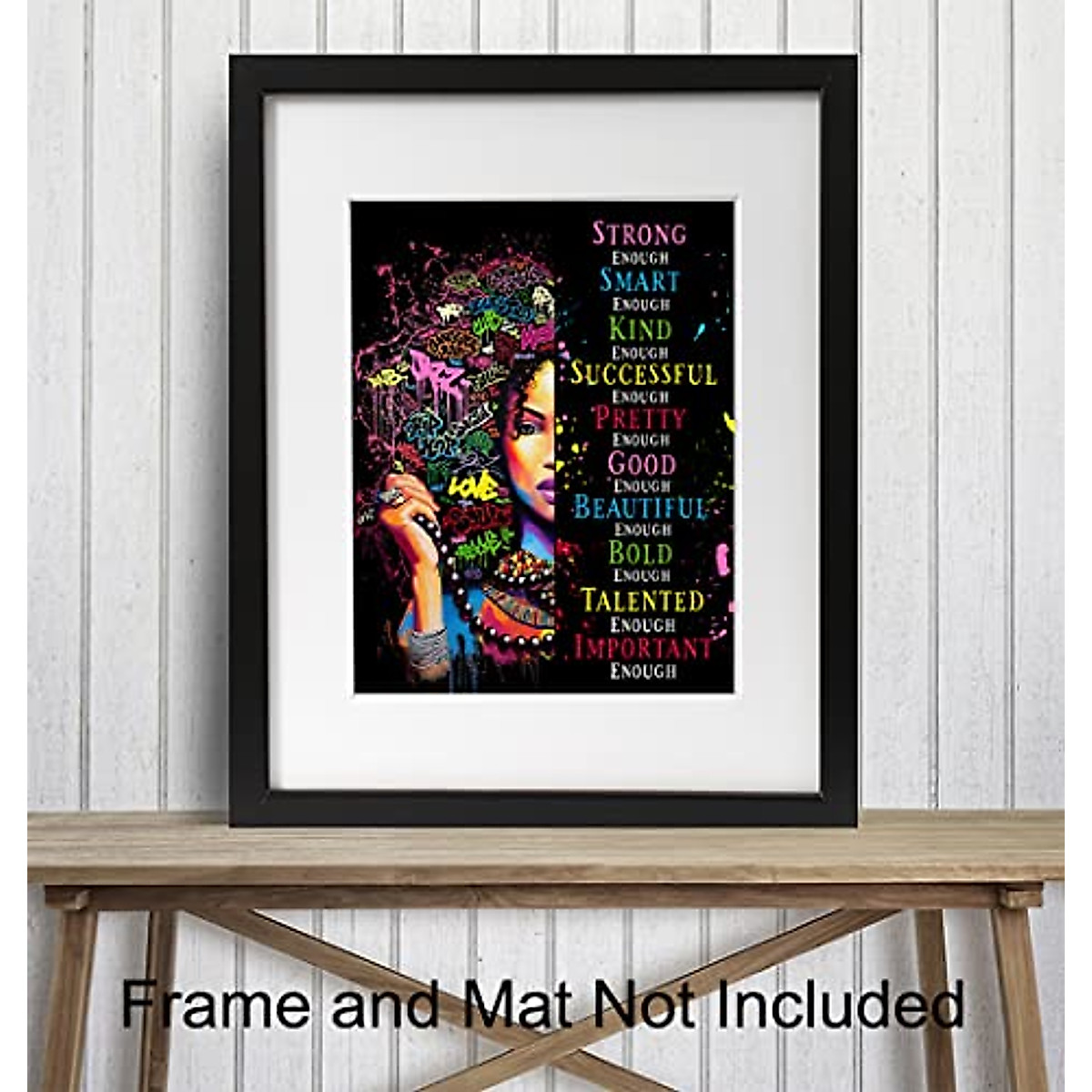 African American Women, African American Woman, Black Women, Black Woman - Black Wall Art - African American Wall Art - Motivational Poster - Inspirational Wall Decor - Affirmation Wall Decor