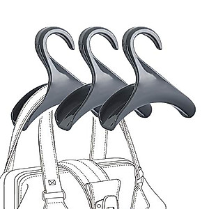 Purse Hanger Hook Bag Rack Holder - Handbag Hanger Organizer Storage - Over The Closet Rod Hanger for Storing and Organizing Purses | Backpacks |Satchels | Crossovers | Handbags | Tote（4 Pack）