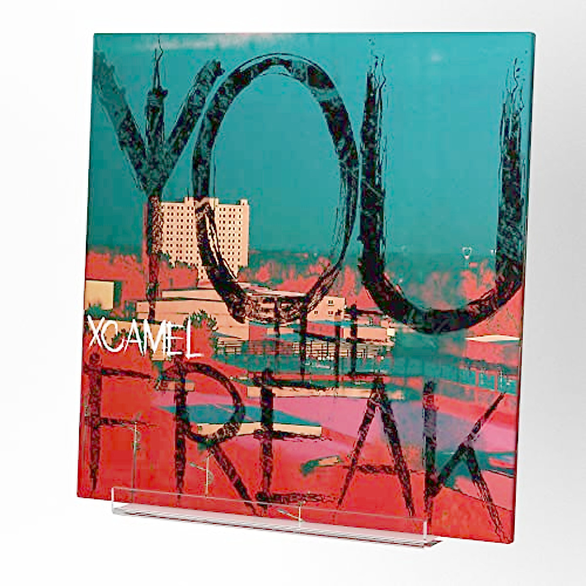 Hexsonhoma 7 Inch Clear Acrylic Record Shelf Set of 6, Record Wall Display, Vinyl Record Holder CD Rack, 6 Pack