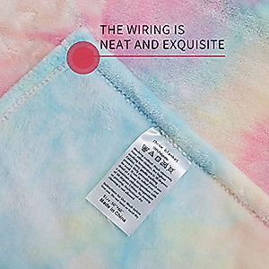 COCOPLAY W Throw Blanket for Couch (Multi-Pink, Throw（50''×60''）)