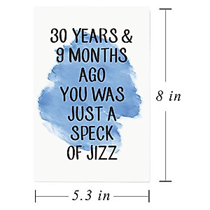 Funny 30th Birthday Card,30 Years Birthday Cards