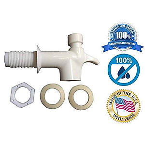 AquaNation BPA Free Replacement Cooler Faucet Water Bottle Jug Reusable Push Button Spigot Spout Water Beverage Lever Pour Dispenser Reid Valve Gravity Water Crock Water Tap