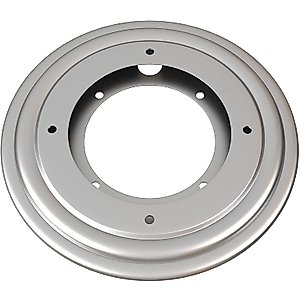TROOPS BBQ 8-Inch Lazy Susan Turntable Steel Ball Bearing for Table, Kitchen Countertop, Pantry, Cabinet, Spices, Makeup, TV Stand, Rotating Swivel Base Plate, 700-lb Load Capacity, 11/32 Thick