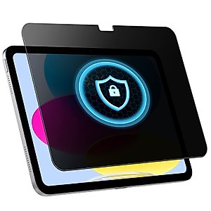 MoKo Privacy Screen Protector for iPad 10th Generation 10.9 Inch 2022, Anti-Spy Tempered Glass Screen Film Guard iPad 10.9-inch 2022 10th Generation, Matte