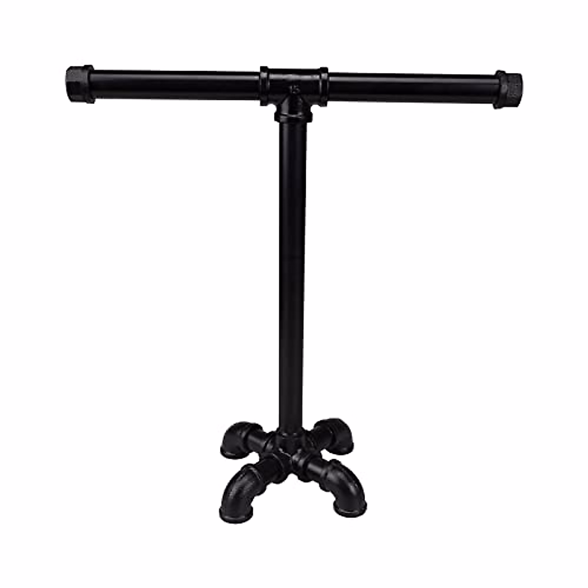 Rustic Pipe Hand Towel Holder Free Standing Towel Rack Industrial T-shape Towel Storage for Bathroom ROXLLGJC
