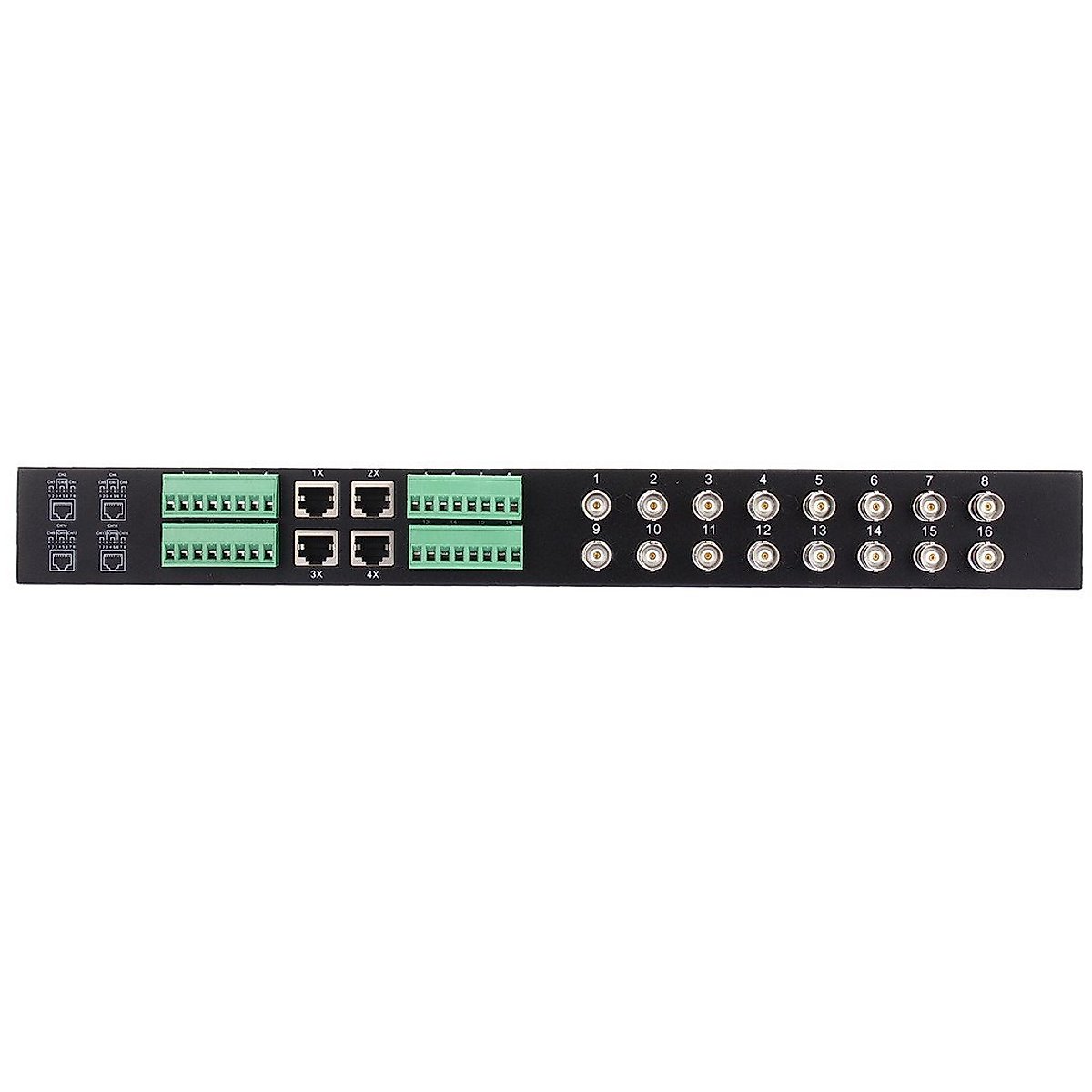 BeElion 16 Channel Video Balun BNC to RJ45 Passive Transceiver Converter for CCTV DVR Camera System, BNC| RJ45| CAT5 Connector