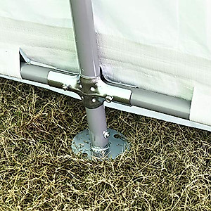 walnest Auto Storage Shelter Car Garage Steel Heavy Duty Carport Canopy Metal Frame Tent Waterproof (10×15×8ft, Green)