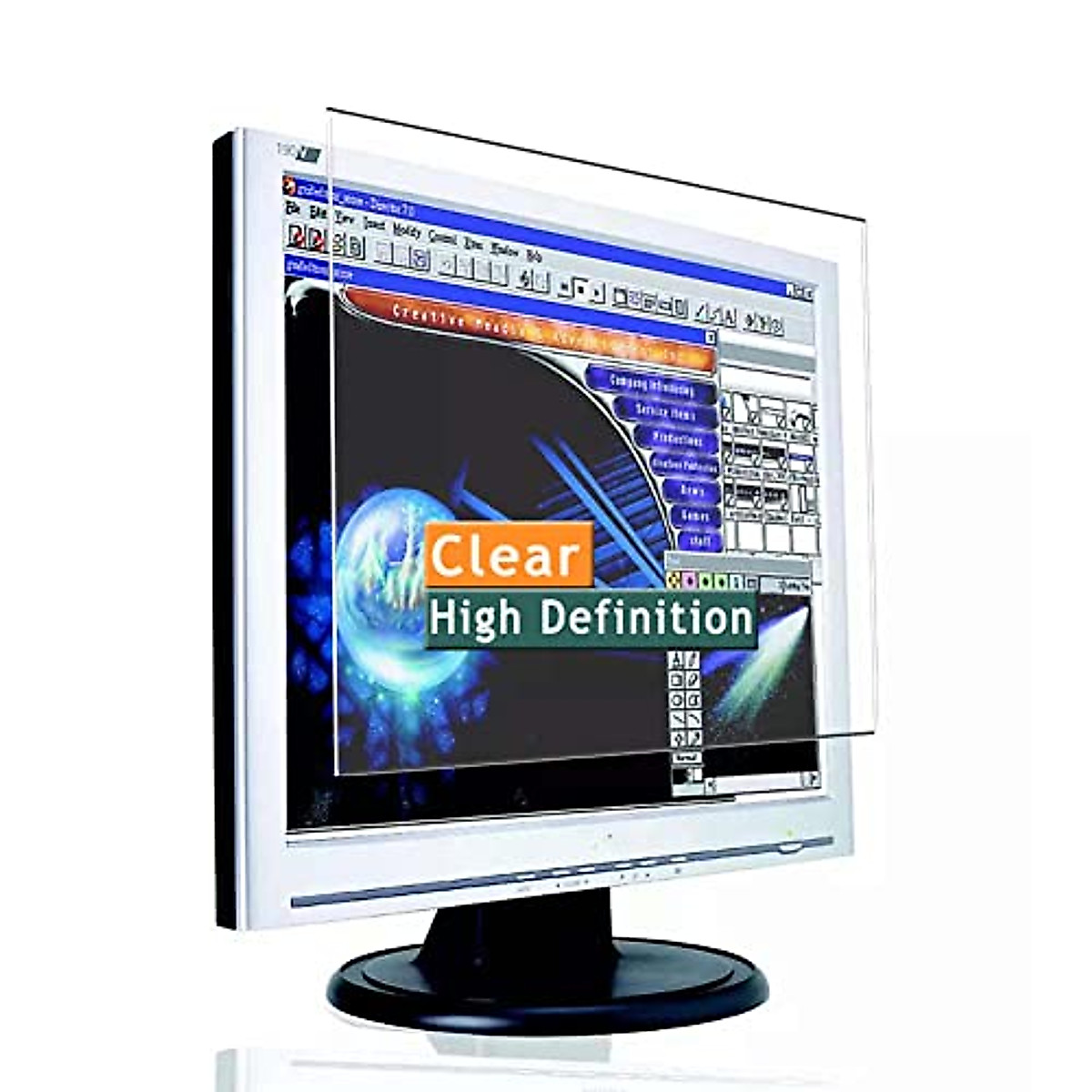 Vaxson 3-Pack Screen Protector, compatible with Philips 170V6FB 00/01/11/27 17" TPU Film Protectors Sticker [ Not Tempered Glass ]