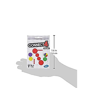 Hasbro Gaming Connect 4 Card Game for Kids Ages 6 and Up, 2-4 Players 4-in-A-Row Game