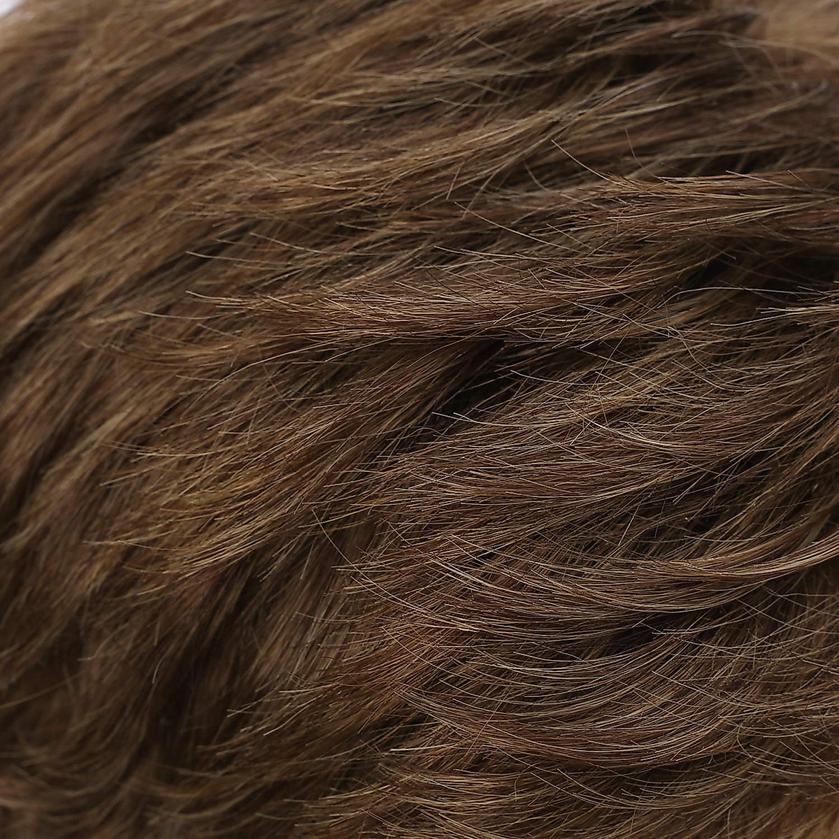 Kaneles Mens Short Brown Wig Synthetic Replacement Costume Halloween Natural Hair Wigs