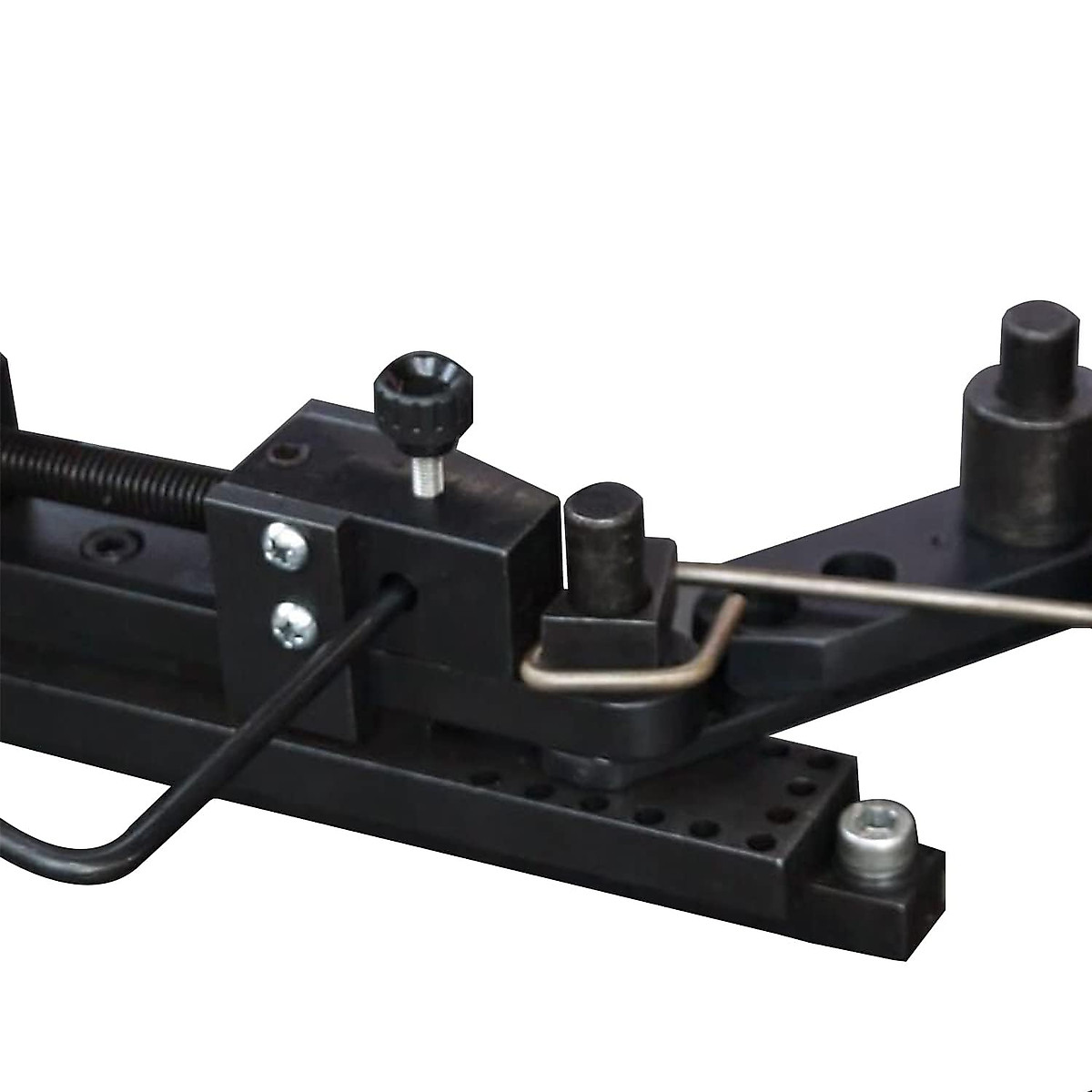 KAKA INDUSTRIAL MUB-1 Mini Universal Bender Forms Wire Flat Metal, metal bender ornamental, for Flat Round Stock, Hook, Clamp, Coil - Wire. Manual Mounting Mini Universal Bending Bender