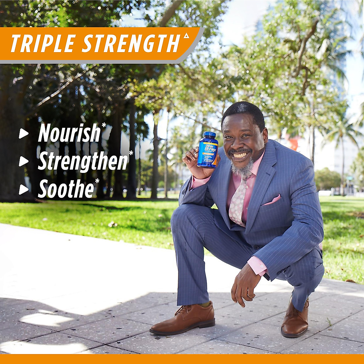 Osteo Bi-Flex Triple Strength(5), Glucosamine Chondroitin with Vitamin C Joint Health Supplement, Coated Tablets, 40 Count