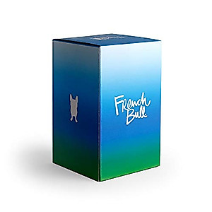 French Bull Stainless Steel Leak Proof Hot Lunch Thermos Vacuum Insulated Food Soup Jar Container, Easy Grip Lid, 16oz, Blue Ombre (71134)