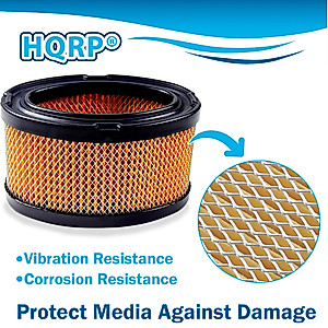 HQRP Filter Compatible with DeVilbiss Powerback GT5000 GT5250 5000 5250 10HP, Generac PP5000T 5000 6250 watt, Coleman PowerMate 5000 watt Generator Engines, Replacement for Tecumseh 33268 33263