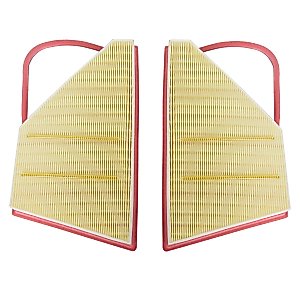 2 Filter Set for Bentley Continental GT GTC Flying Spur W12 Replace 3W0129620B & 3W0129620C