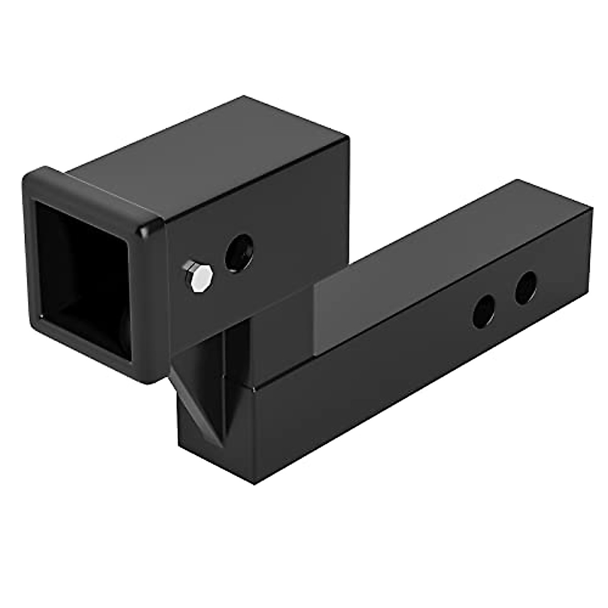 2" Trailer Raised Hitch Adapter with 4.25" Rise Drop Receiver lowering Hitch Extension Hitch Riser Offset - for Class III Receivers 9" Extension